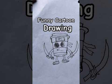 Funny Cartoon Drawing &Art | #shorts #ytstudioes #drawing