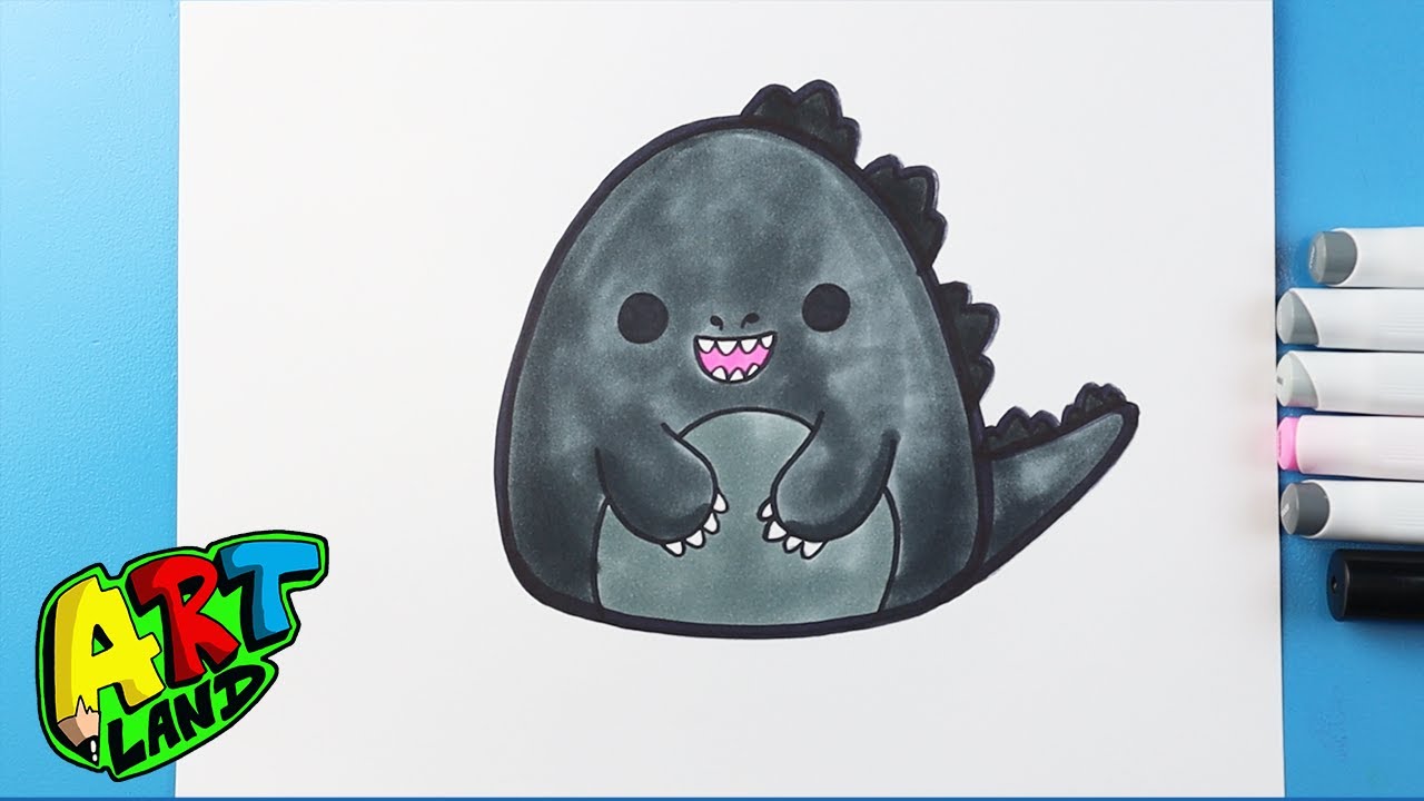 How to Draw Squishmallow Godzilla