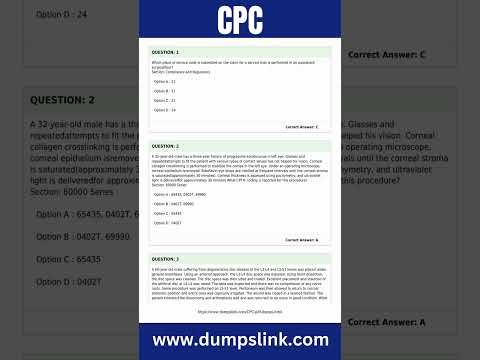 Certified Professional Coder (CPC) Exam Questions and Answers | CPC PDF Questions