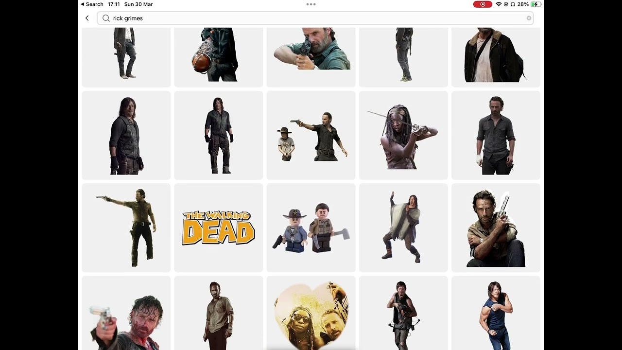 Making an rick grimes wallpaper art