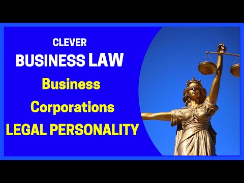 Business CORPORATIONS and LEGAL PERSONALITY