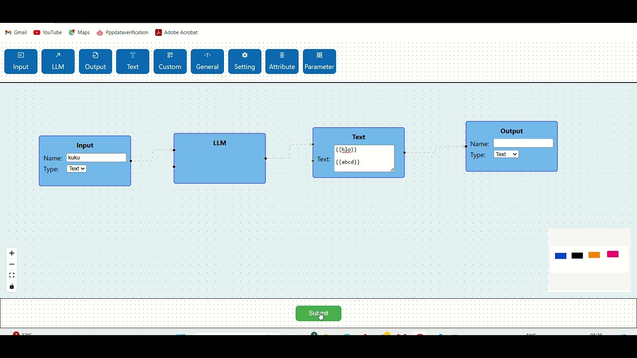 ReactFlow and FastAPI Project