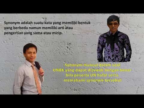 Materi UNBK "synonym"