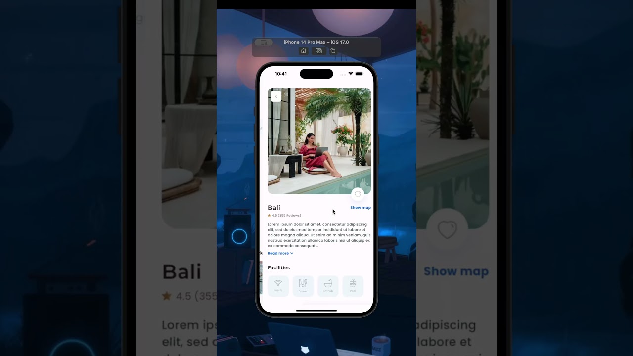 Flutter Travel UI - V1