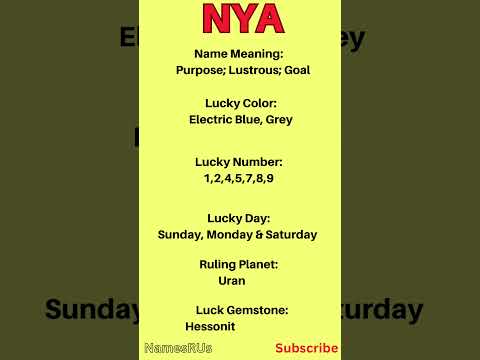 Nya Name Meaning π§ π© π#shorts #shortvideo #ytshorts #viral #trendingshort #nya