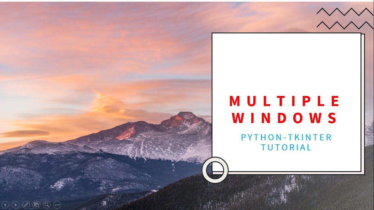 How to make multiple windows in tkinter?|TOPLEVEL#19
