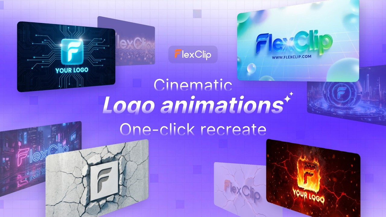 Still Using a Static Logo? FlexClip’s New AI Logo Animation Is Here