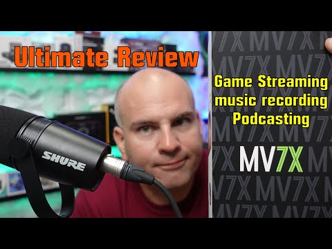 Shure MV7X The Improved Audio Experience!