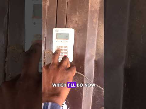 How to load token on prepaid meter in Nigeria #foryou #duet #token #prepaidmeter #aedc #nigeria