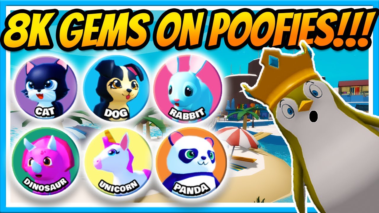 Spent 8000 Gems on Poofies! - 🐧 Penguin Tycoon (Roblox)
