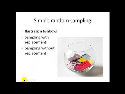 4 Pengambilan sampel acak sederhana | Simple random sampling