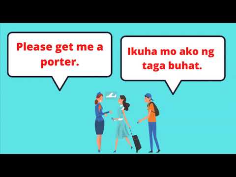 Useful Tagalog Phrases with English Translation | At the Airport