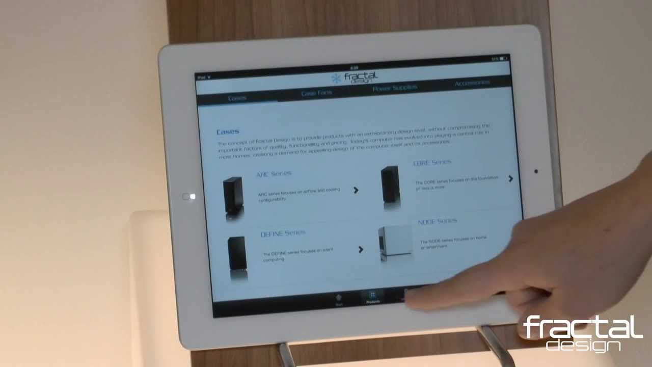 A quick tour of Fractal Design's mobile app