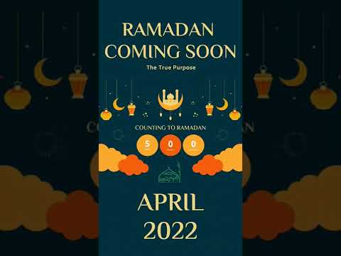 Ramadan 2022 | The Countdown Has Begun | 5 Days To Go