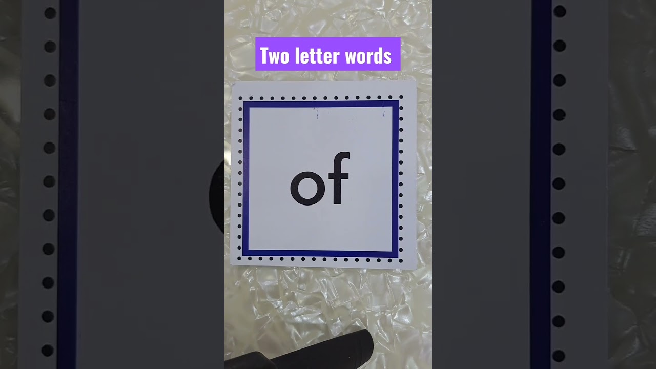 Two letter words #education #flashcards #reading #preschool #blending #twoletterwords  #education