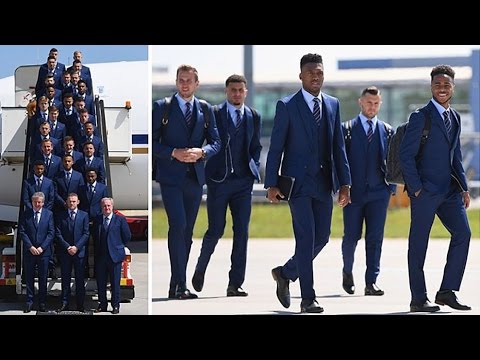 England Squad Fly Out To Paris For Euro 2016