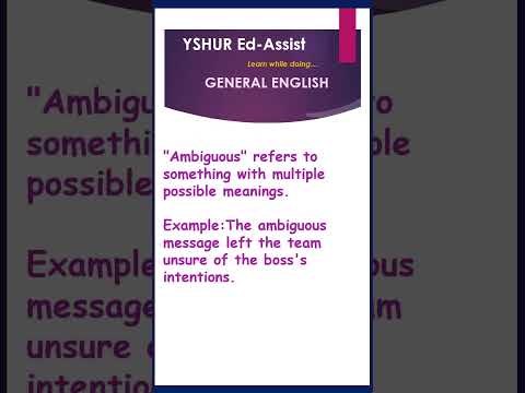 Ambiguous #english #mcqs #dsc #gk #groups #exams #competitive #study #civils #synonyms #antonyms