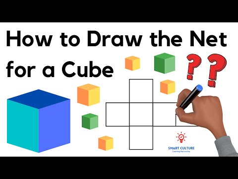 How to Draw the Net for a Cube