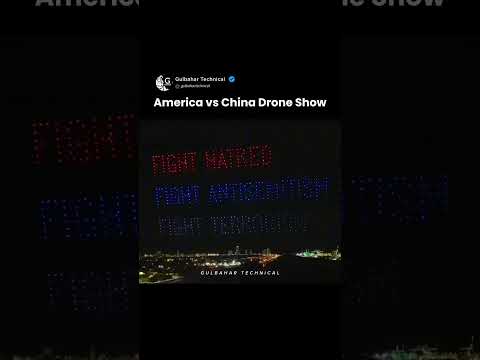 America vs China Drone Show: Which One Wowed You More? πΊπΈπ¨π³