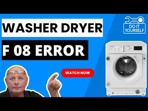 Hotpoint BIWDHG861484UK Washer Dryer Shows F08 Error Code - Hotpoint Washer Dryer Repair Guide
