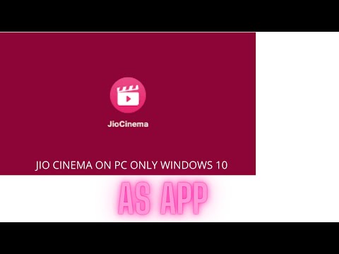 Install jio cinema app on pc (only windows 10) #jio #jiocinema