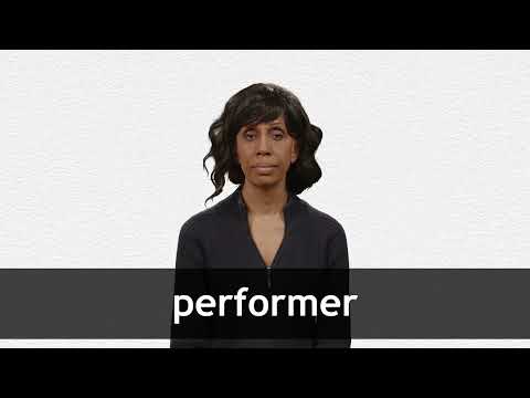 PERFORMER definition and meaning | Collins English Dictionary
