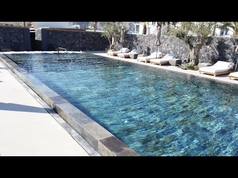 Swimming Pool at Istoria Hotel - SantoriniDave.com