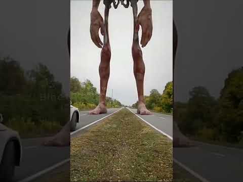 ME ENCONTRE CON ESTE HOMBRE ESQUELETO GIGANTE!!! - CORTOS DE TERROR - #shorts