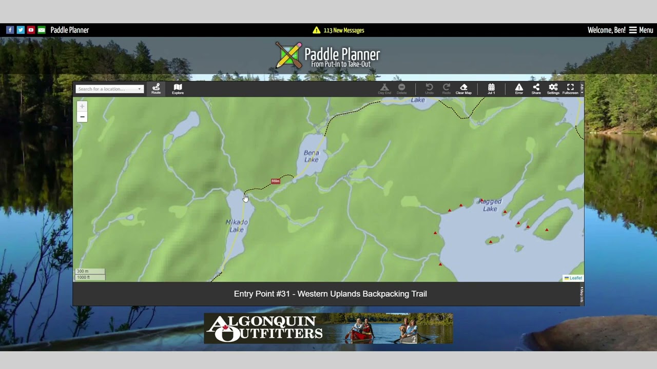 Building a Simple Hiking Route