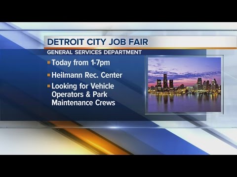 Workers Wanted: City of Detroit holding two job fairs
