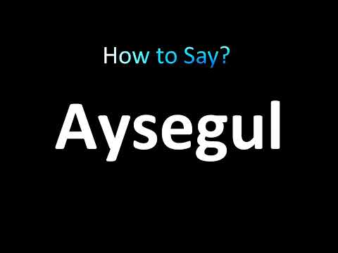 How to Pronounce Aysegul (Turkish, Ayşegül)