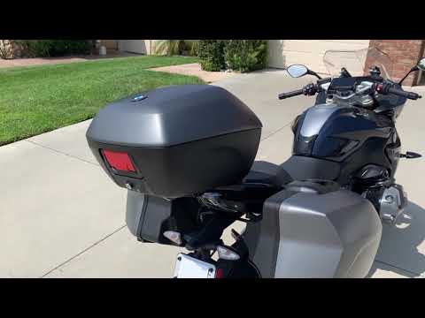 BMW Panniers and Topcase on an R1250RS