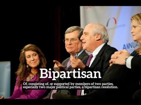 How Does Bipartisan Look? | What is Bipartisan? | How to Say Bipartisan in English?