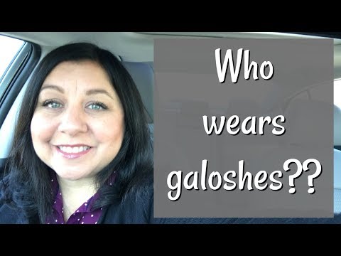 What are galoshes?