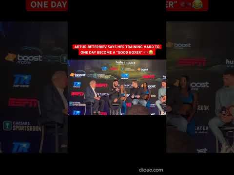 ARTUR BETERBIEV SAYS HES TRAINING HARD TO ONE DAY BECOME A “GOOD BOXER” 🥊😂