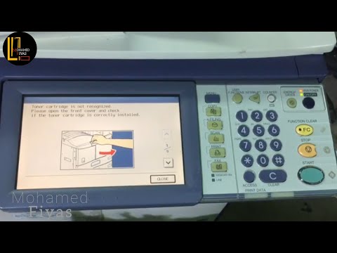 How to fix Toner not recognized (Toshiba e studio 255/256/257/306/356/357/457 (part 04)