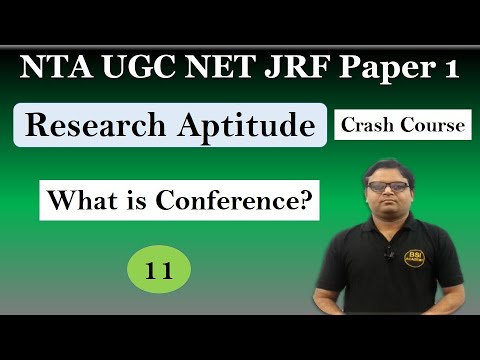 Conference Definition & Meaning [Hindi] in Research Aptitude (L-11) for NTA UGC NET Paper 1
