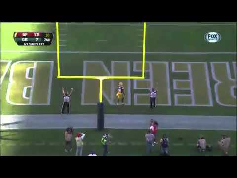 David Akers 63 Yard Field Goal NFL Record