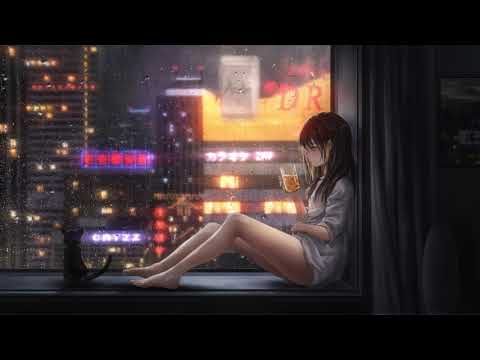 Anime Girl - Alone in night [ Live Wallpaper ]
