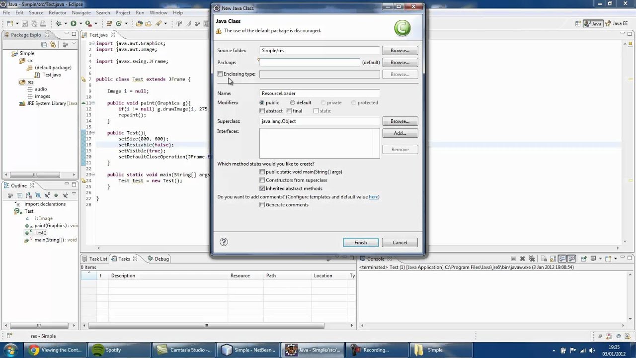 Packing Resources into jar files - #2 - General Java Game Development Tutorials