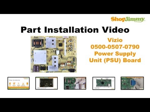 Vizio 0500-0507-0790 Power Supply Unit (PSU) Boards Replacement Guide for Vizio LCD TV Repair