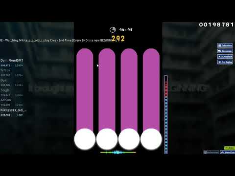 End Time [Every END is a new BEGINNING] (6.58) | osu!mania | ez 291 pp