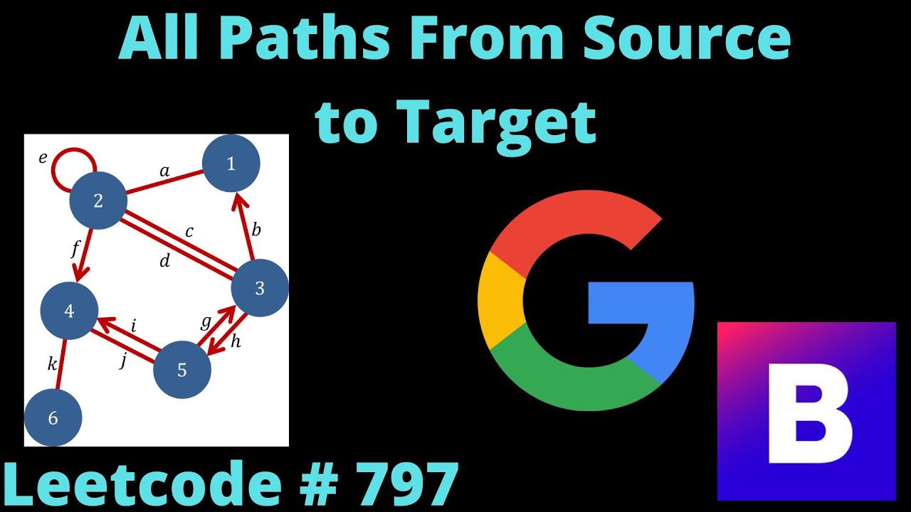 ALL PATH FROM SOURCE TO TARGET | LEETCODE 797 | PYTHON BACKTRACKING DFS SOLUTION