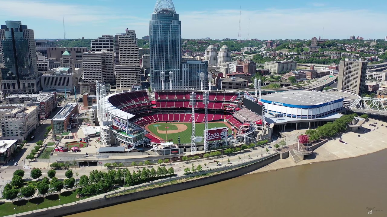 Cincinnati Ohio Riverfront and Stadium