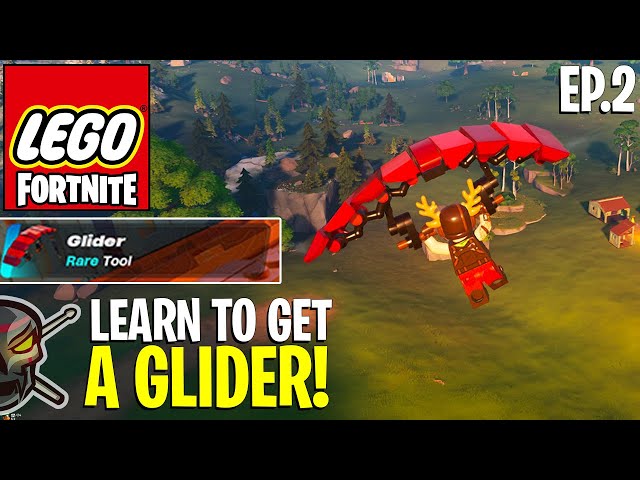 How to make a glider in LEGO Fortnite?