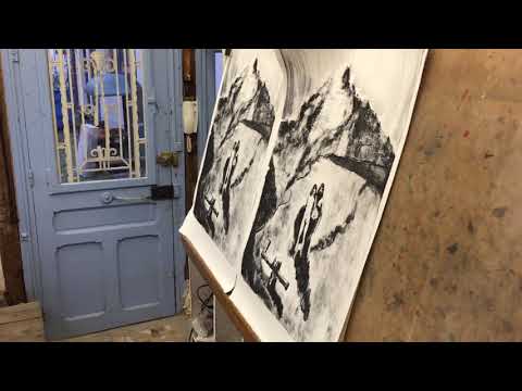 Blutch - "Le pays de la soif", lithographie éditée par MEL Publisher