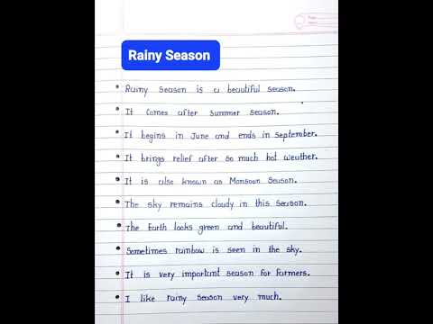 Essay On Rainy Season | Essay On Rainy Season In English | Rainy Season Essay In English #rain #top
