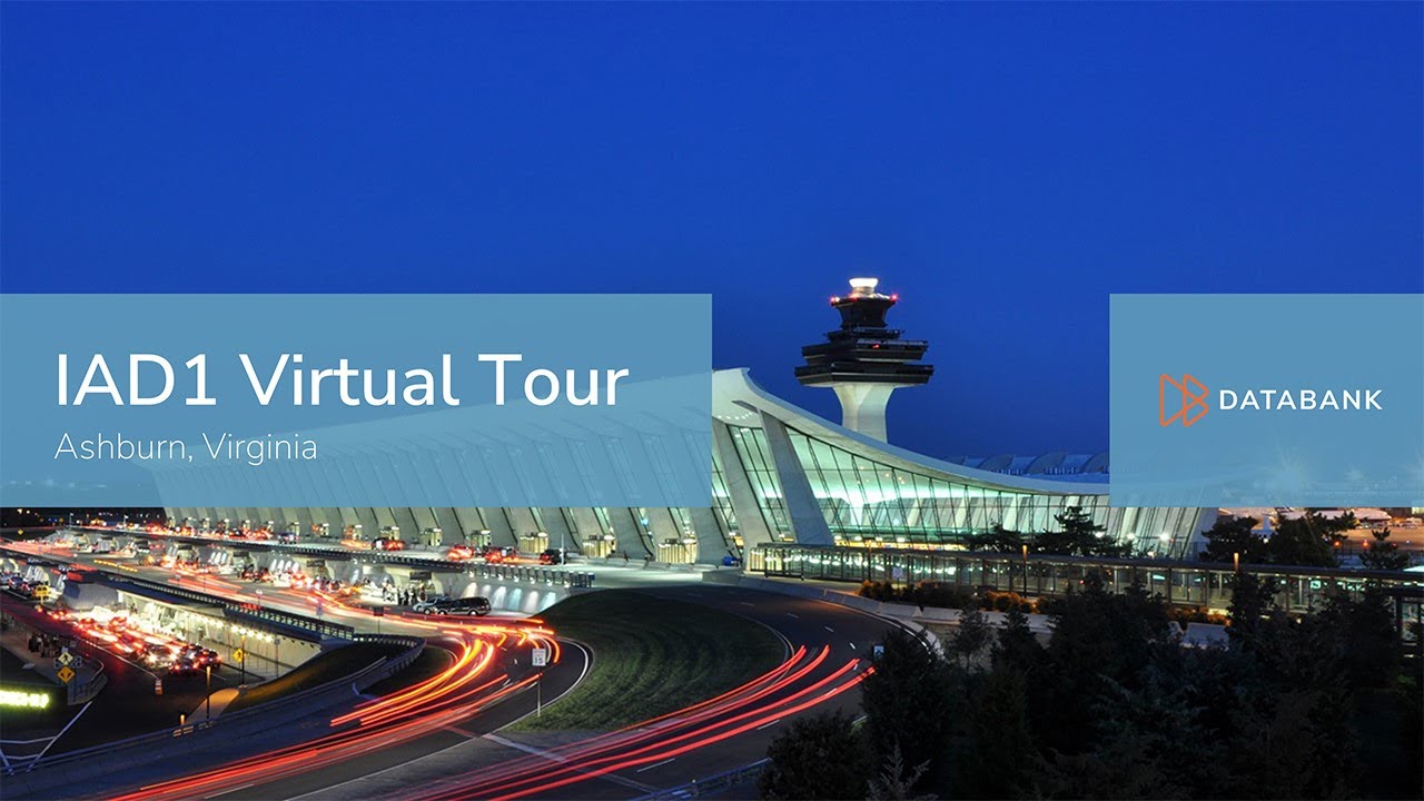 DataBank: Data Center Virtual Tour of IAD1 in Ashburn, Virginia