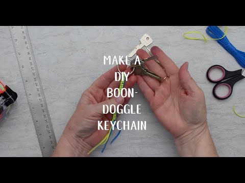 Make a DIY Boondoggle Keychain Full Length Tutorial