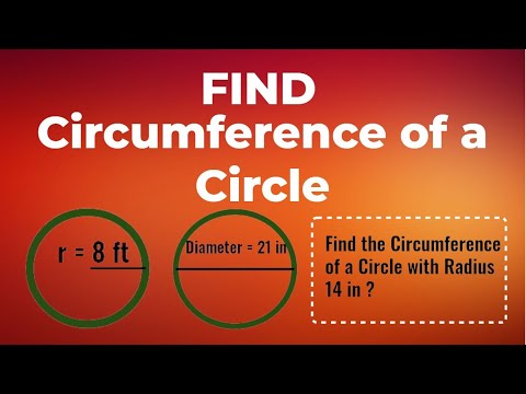 Find Circumference 🙂😀 of a Circle | Math | Formula | Radius | Diameter | 2D Geometric Shape